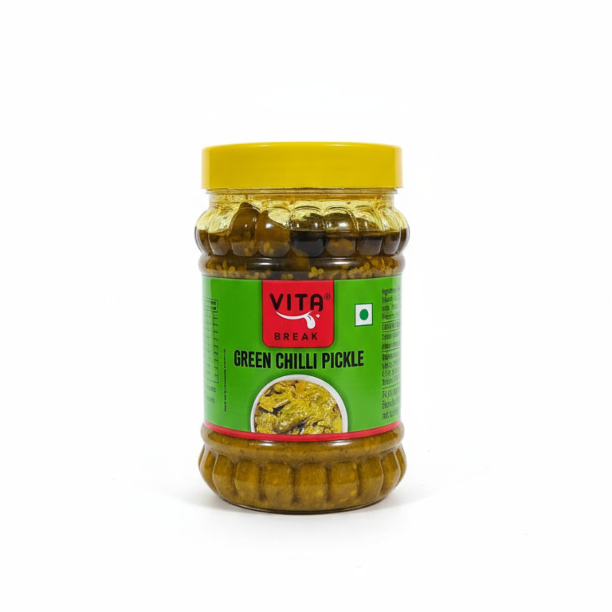 Vita Break Green Chilli Pickle 500g | Authentic Spicy Indian Achar ...